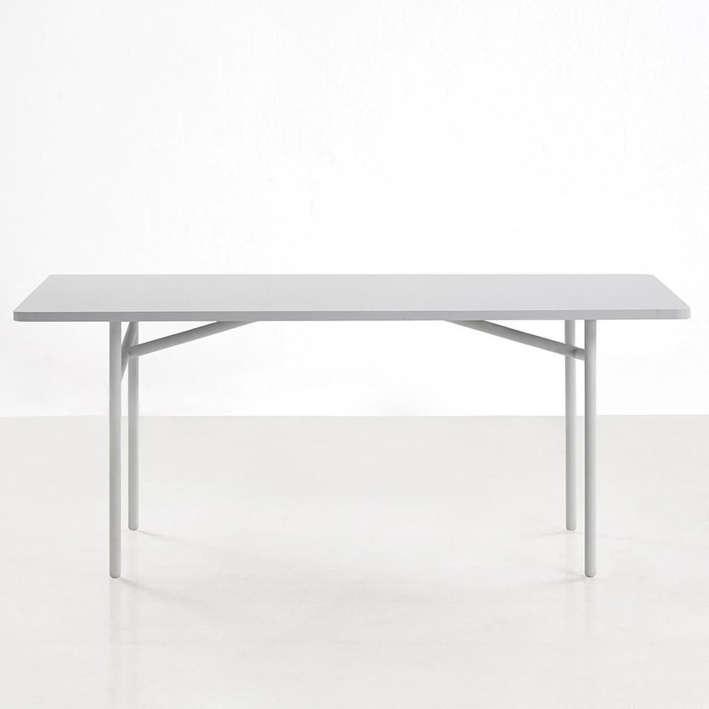 Diagonal table grey - Woud